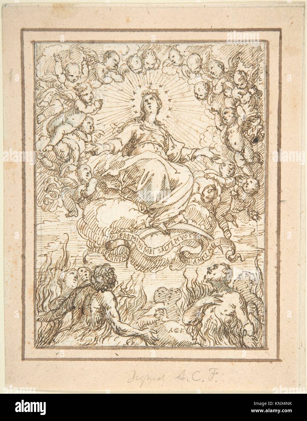 Virgin Interceding for Those in Purgatory. Artist: Alonso Cano (Spanish ...