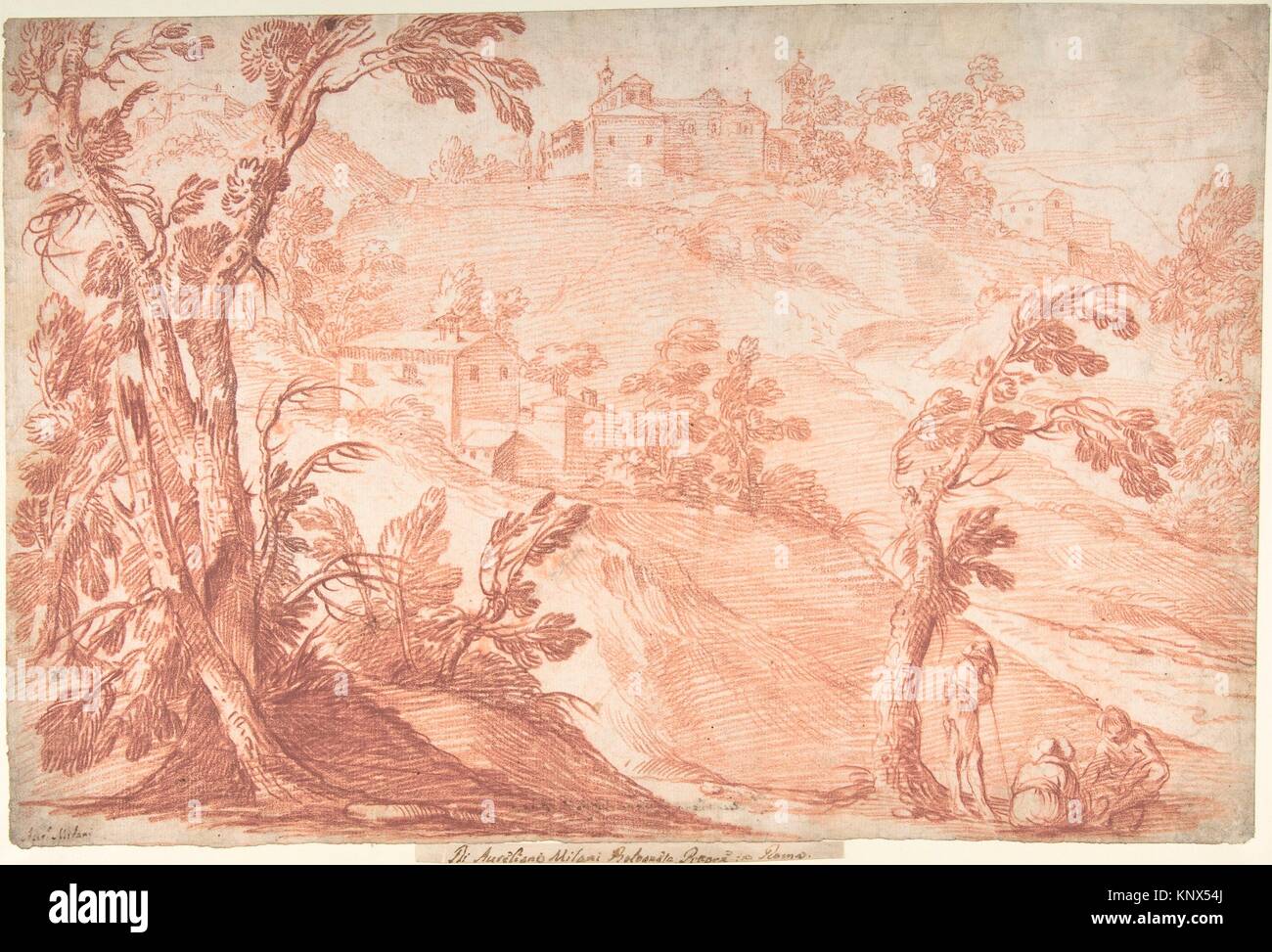 Fine line landscape drawing hi-res stock photography and images - Alamy