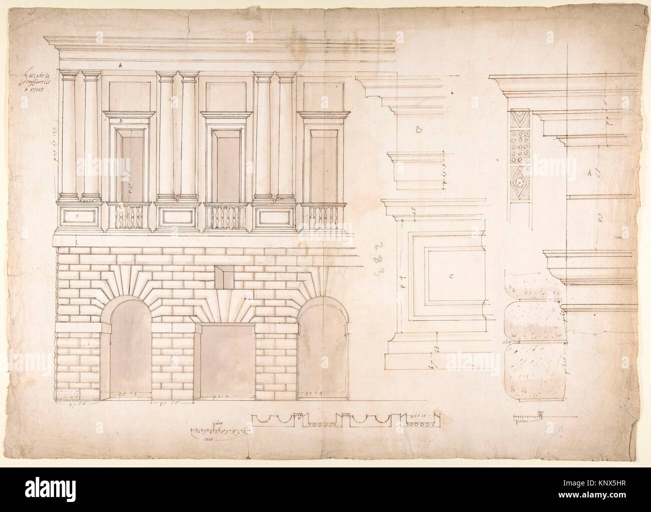 Palazzo Caprini Plan