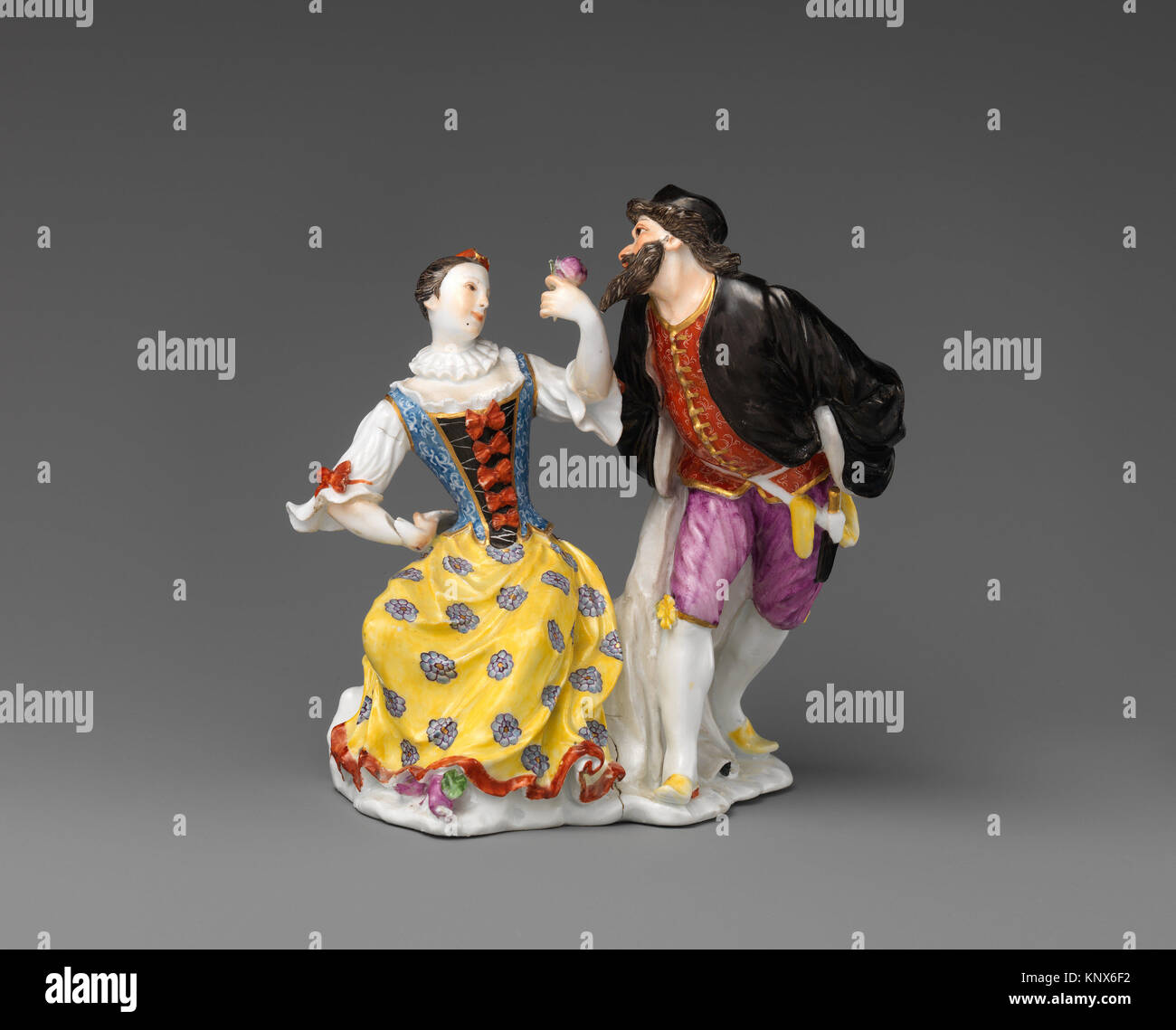 Columbine and Pantaloon. Factory: Meissen Manufactory (German, 1710 ...