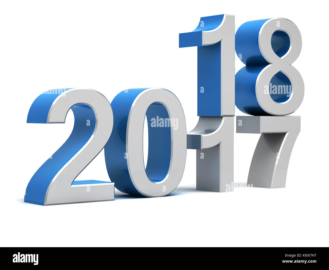 2017 2018 New year change concept Stock Photo - Alamy