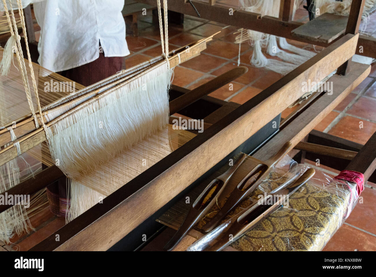 Natural silk farming and handcrafted manufacture of silk artifacts ...