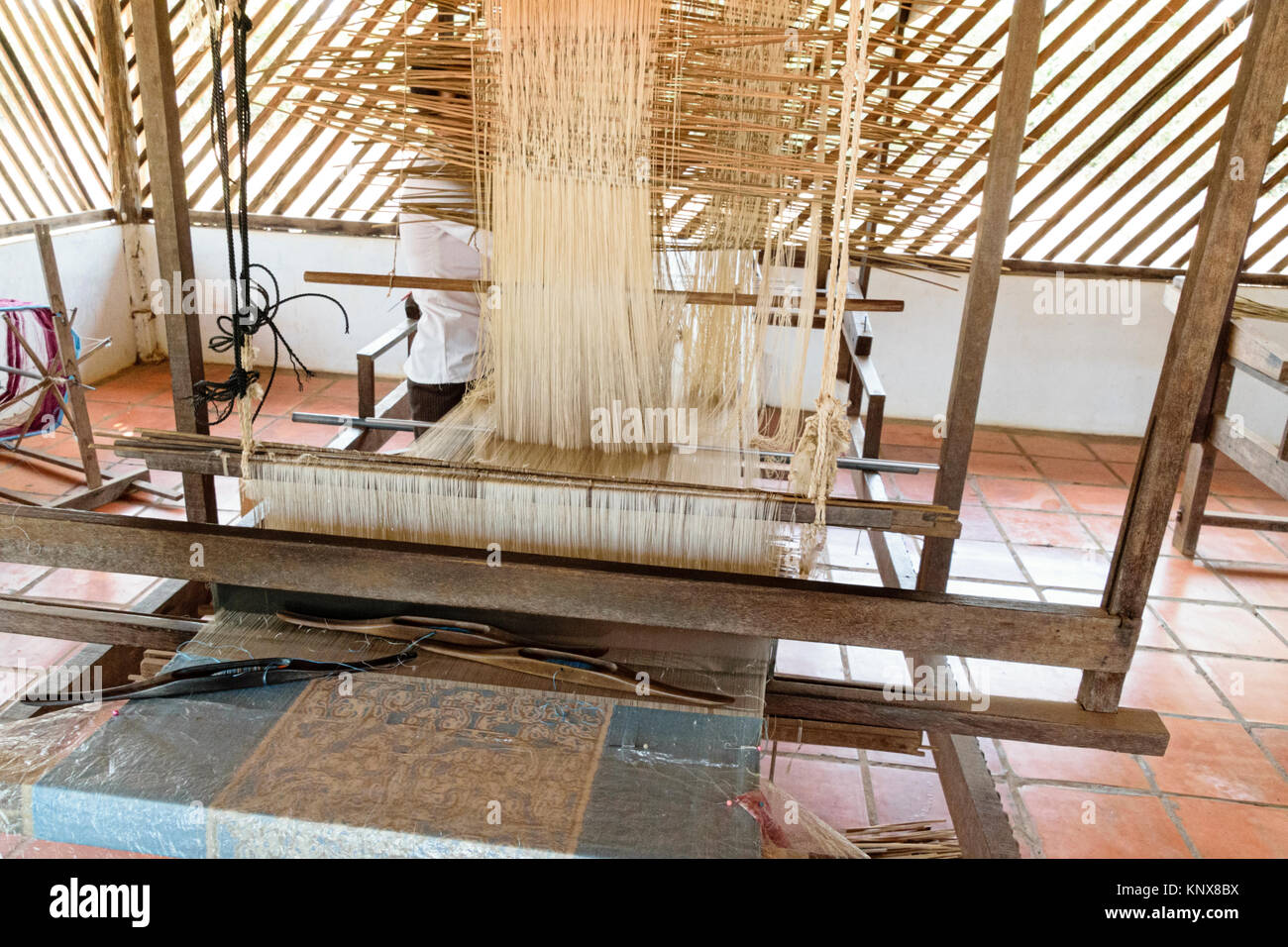 Natural silk farming and handcrafted manufacture of silk artifacts ...
