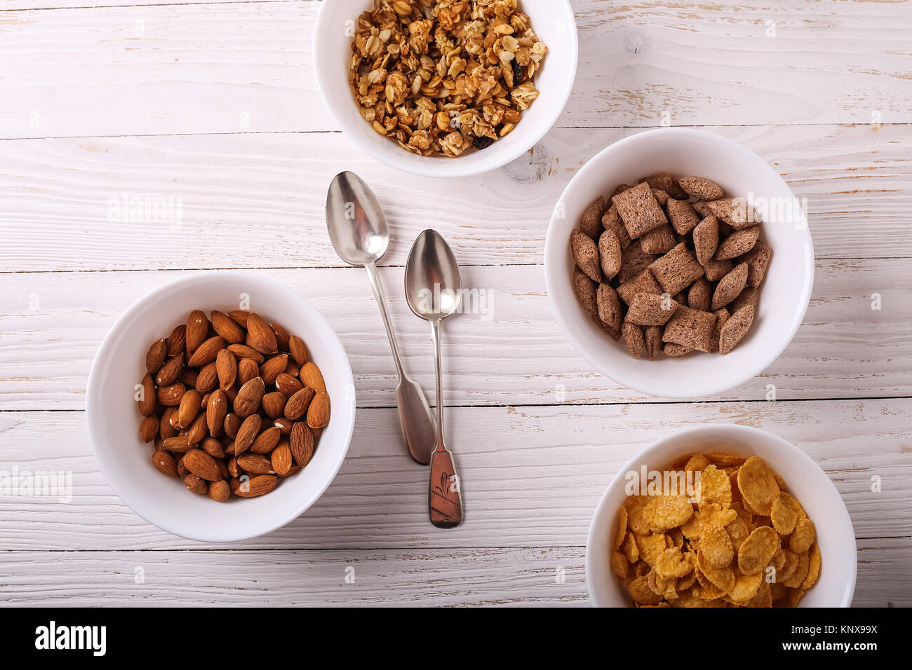 Cereal for Breakfast is on the table Stock Photo - Alamy