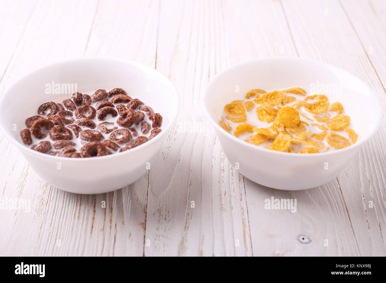 Cereal for Breakfast is on the table Stock Photo - Alamy