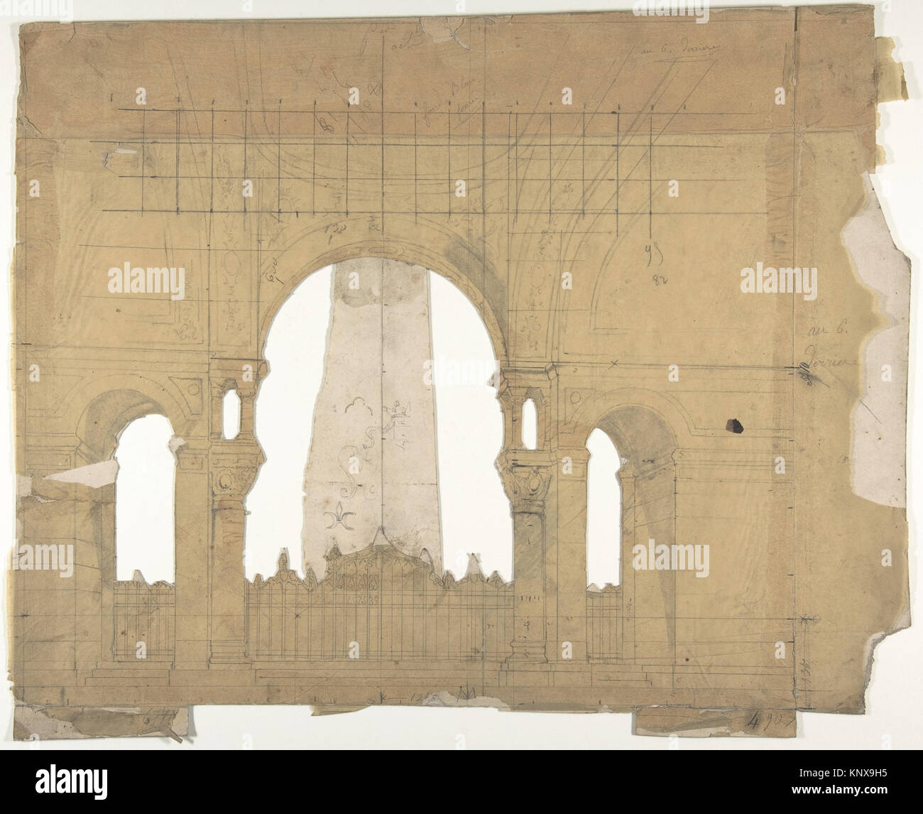 Design for a Stage Set at the Opéra, Paris MET DP810197 358947 Stock ...