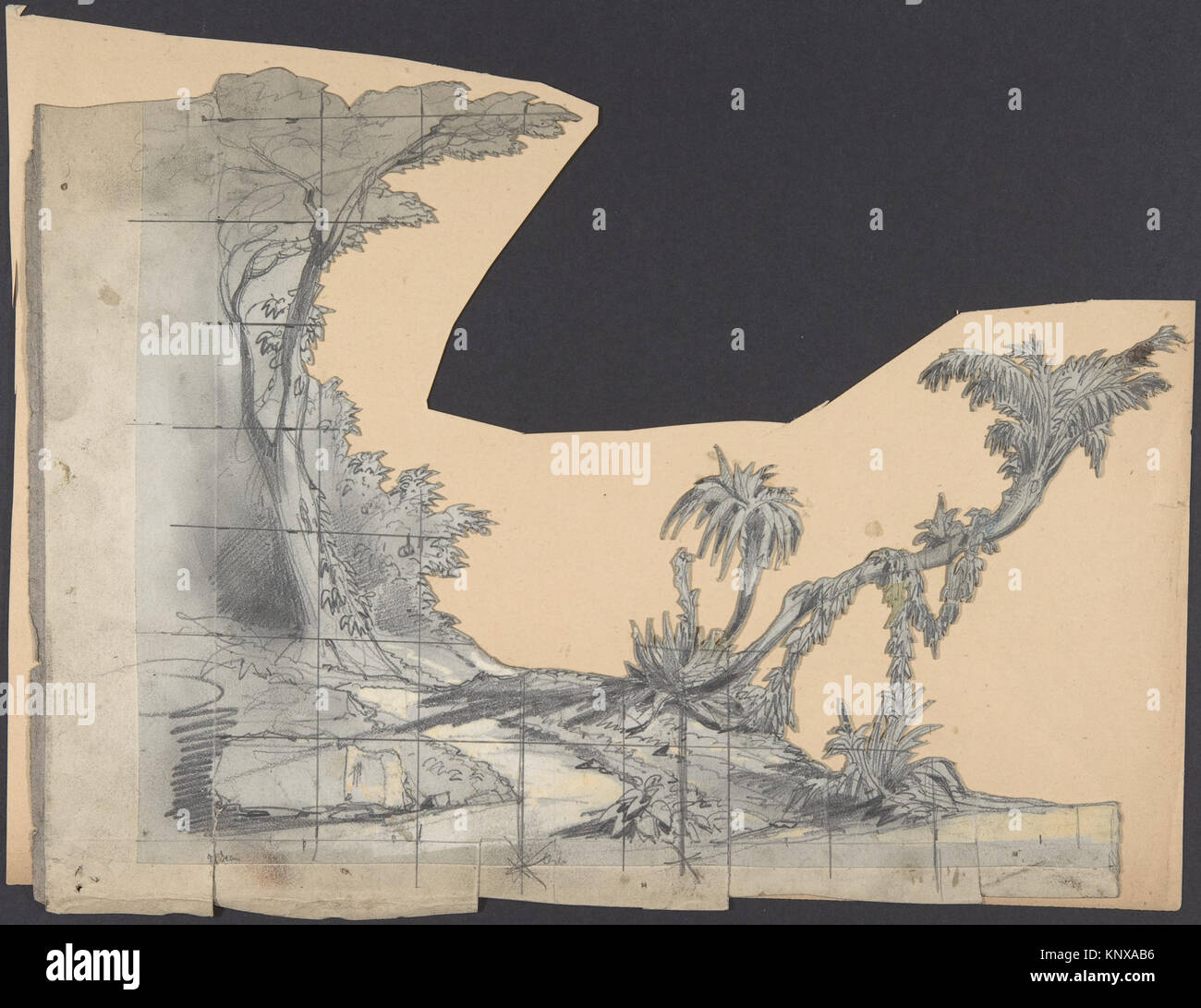 Design for a Stage Set at the Opéra, Paris MET DP809717 359032 Stock ...