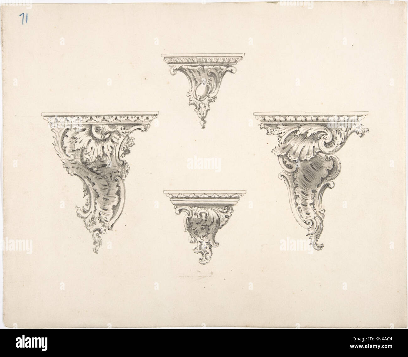 Architectural drawing detail brackets hi-res stock photography and ...