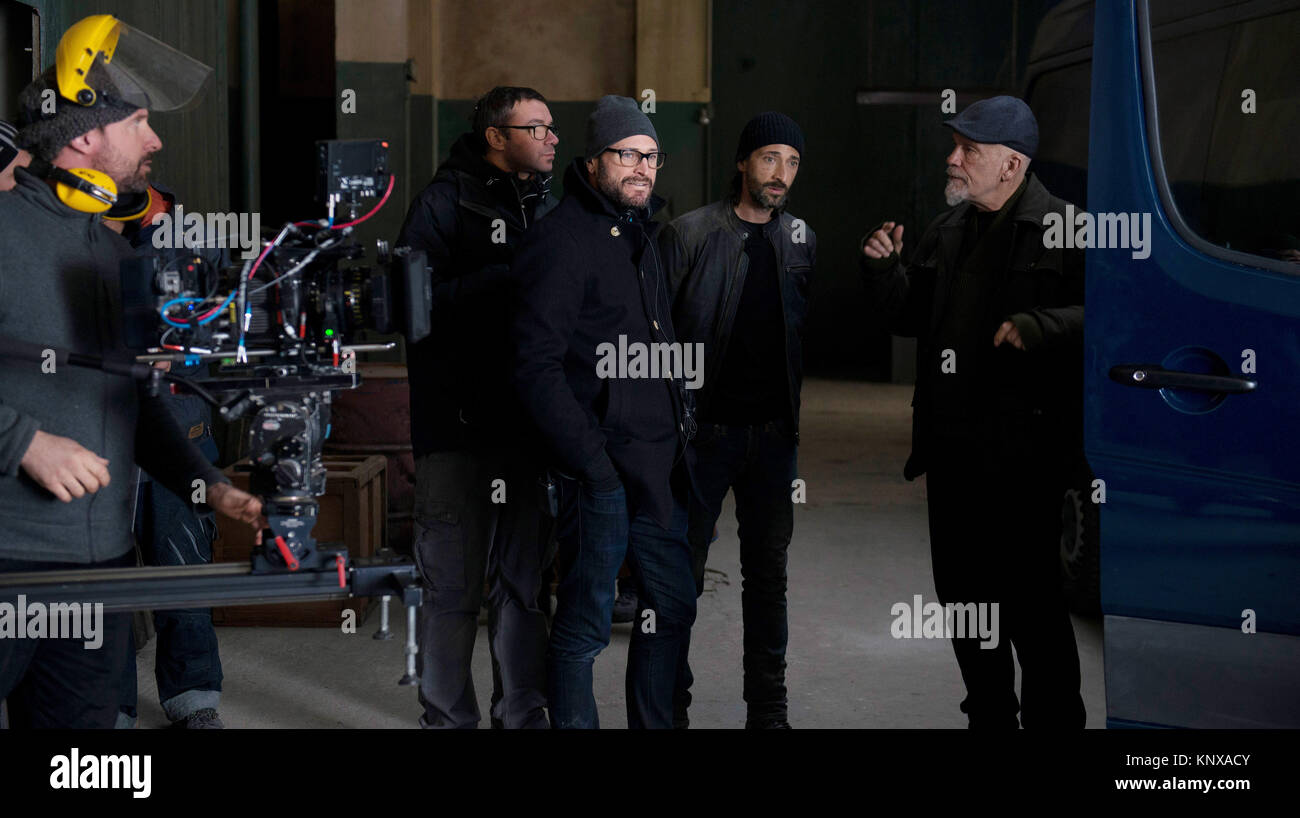 BULLET HEAD, from left, center, director Paul Solet, Adrien Brody, John ...