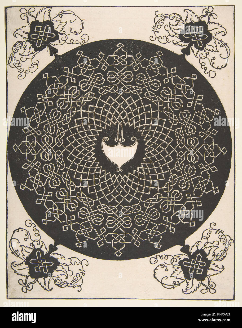 Embroidery Pattern with an Amazon Shield in its Center MET DP816474 ...
