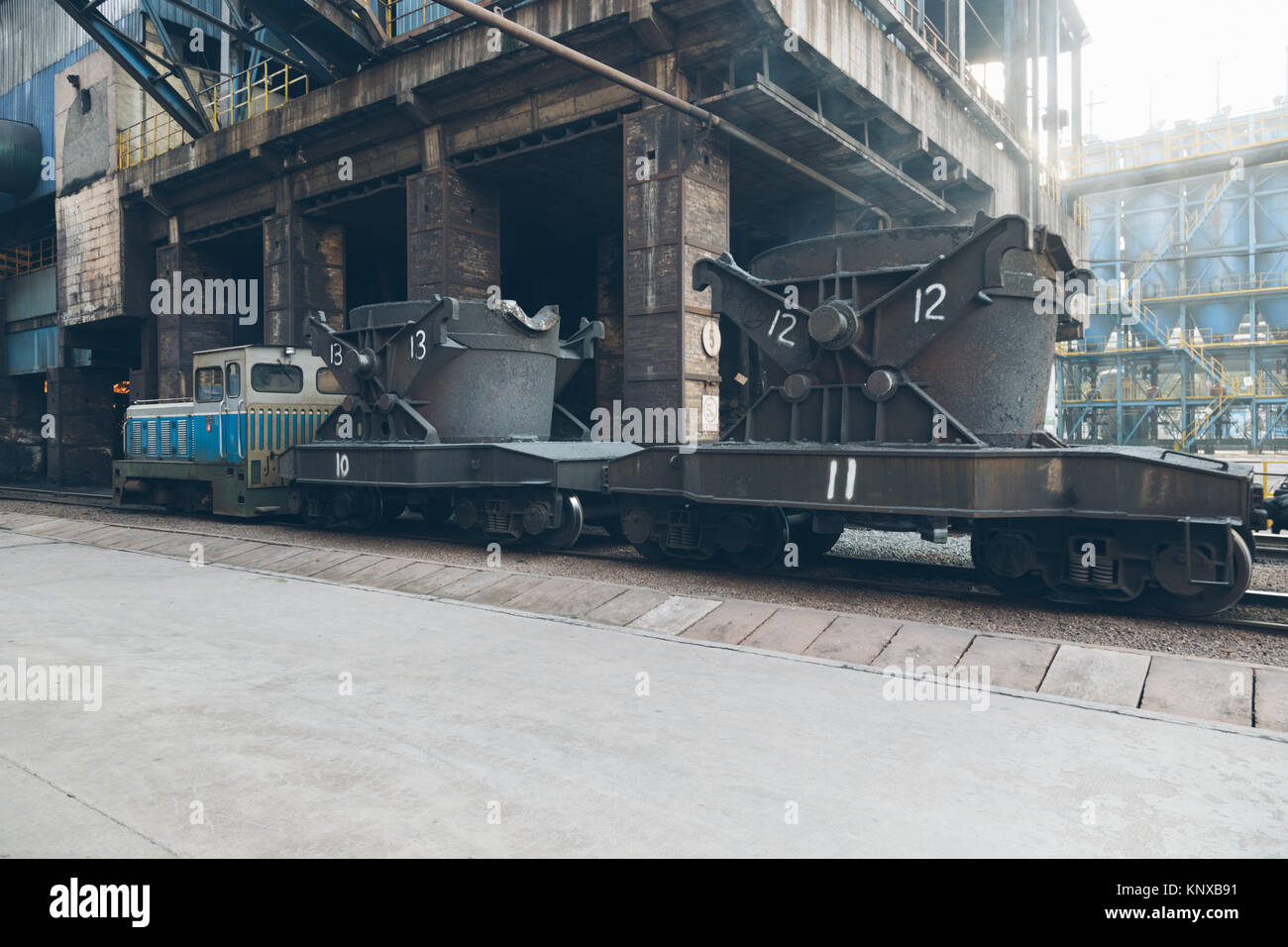 interior view of a steel factory,steel industry in city of China Stock ...