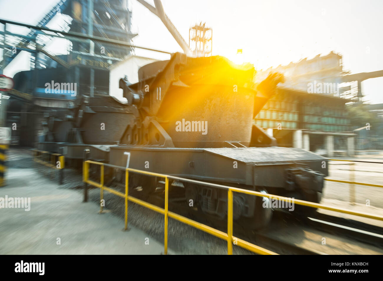 interior view of a steel factory,steel industry in city of China Stock ...