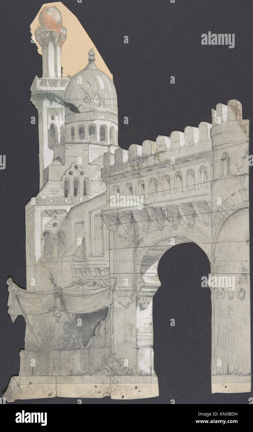 Design for a Stage Set at the Opéra, Paris MET DP809723 358987 Stock ...