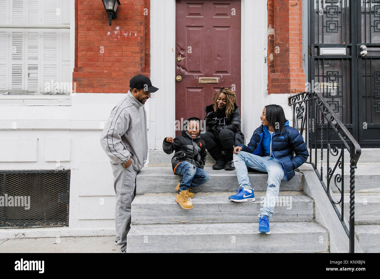 QUEST, from left: Christopher Rainey, Isaiah Byrd, Christine'a Rainey ...