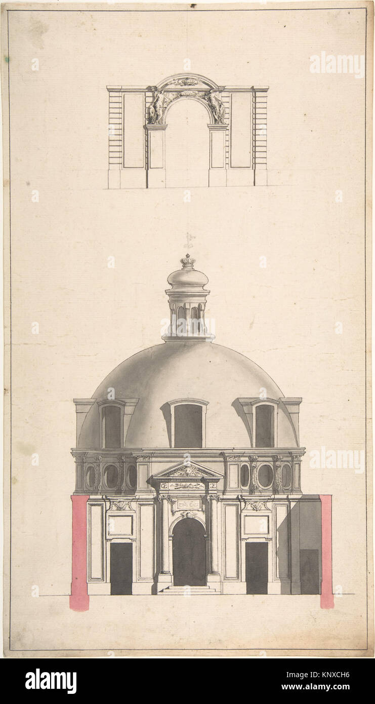 Elevation of the Amphitheatre and Entrance Gate of the CollC3A8ge des ...