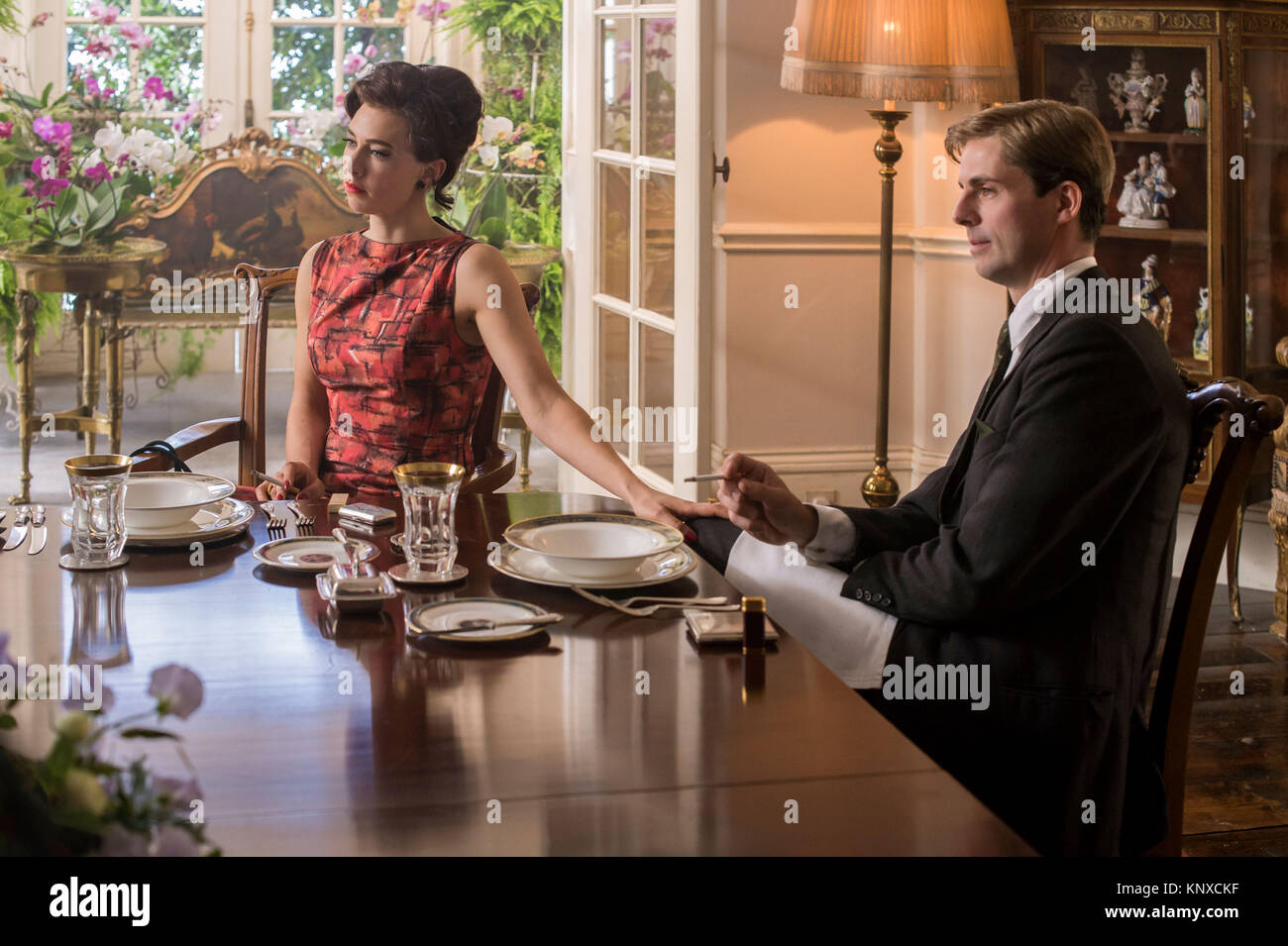 THE CROWN, (from left): Vanessa Kirby, Matthew Goode, 'Matrimonium ...