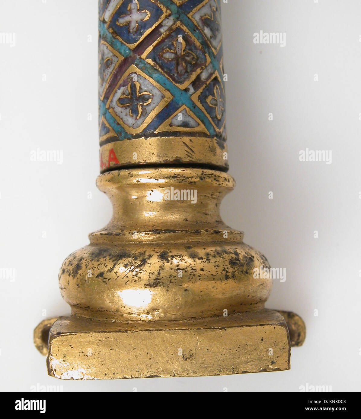 German colonnette from a late 12th-century reliquary shrine, made with ...