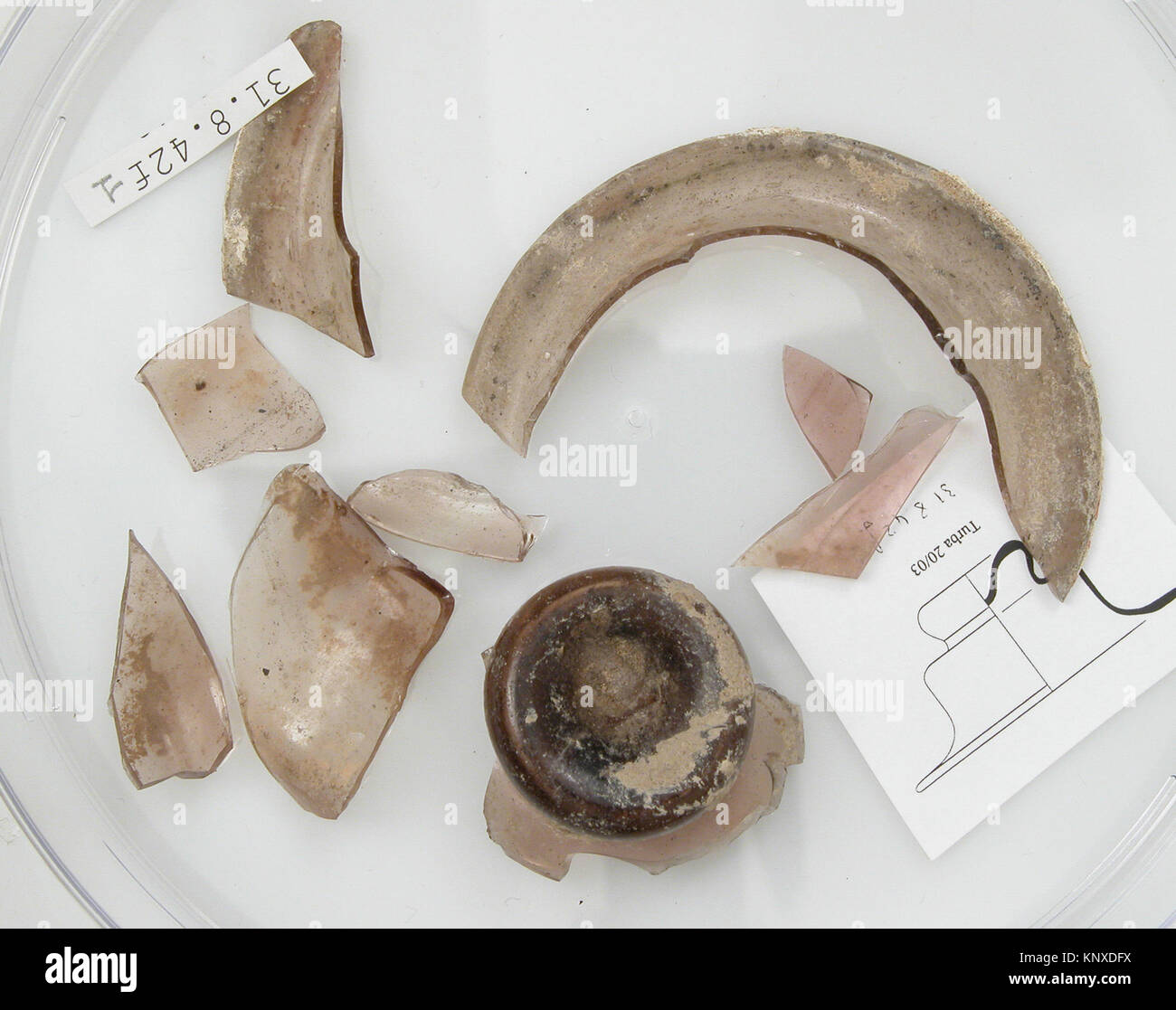 Glass Fragments MET cop0147 477316 Stock Photo - Alamy