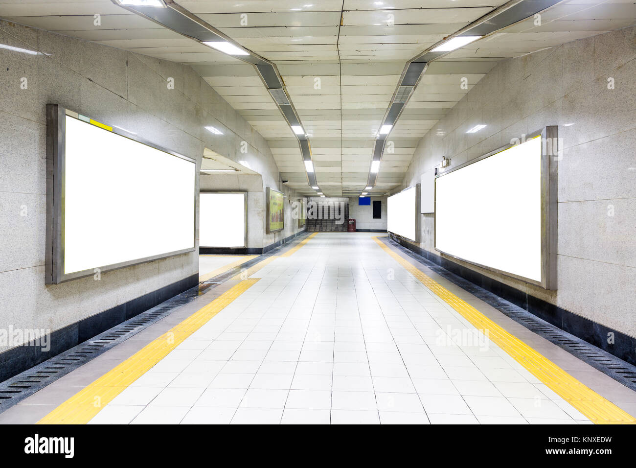 modern hallway of airport or subway station in city of China Stock ...