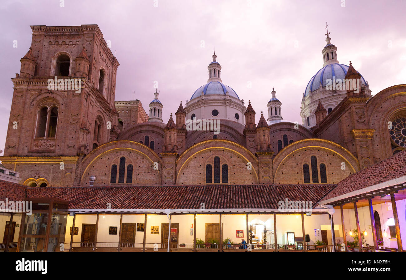 Cuenca, Ecuador - the Cathedral of the Immaculate Conception Stock ...