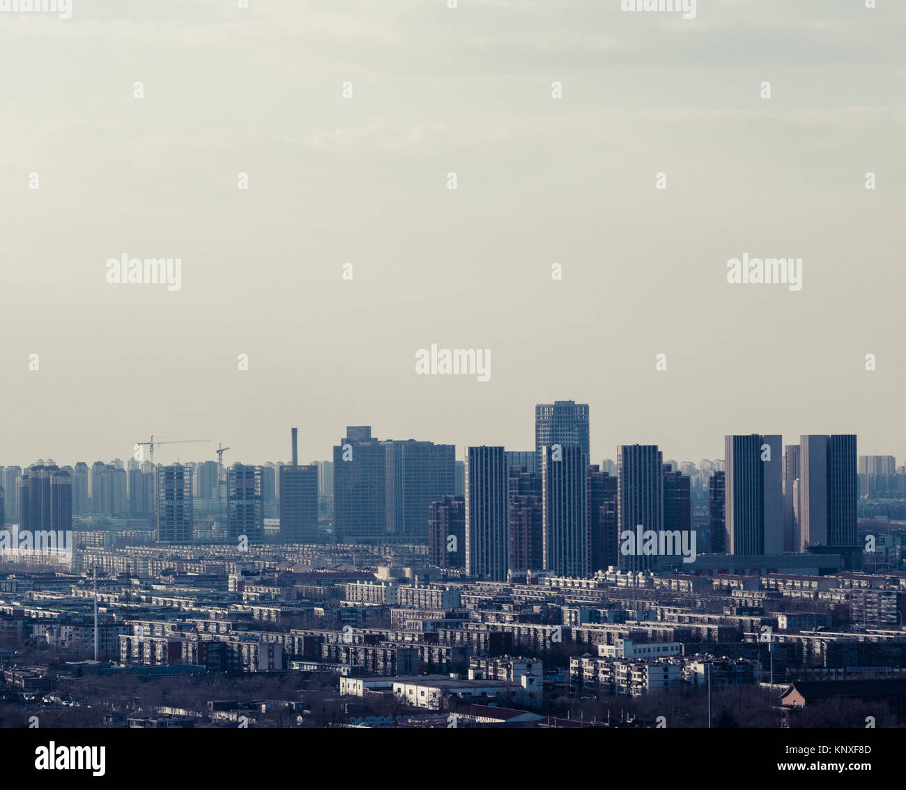 panoramic view of cityscape in city of China Stock Photo - Alamy