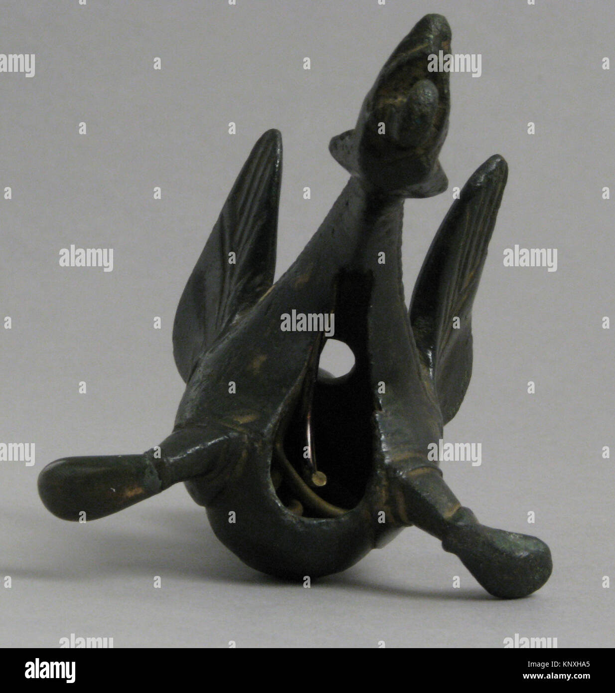 Fabulous Winged Creature with Human Face, probably from the foot of a ...