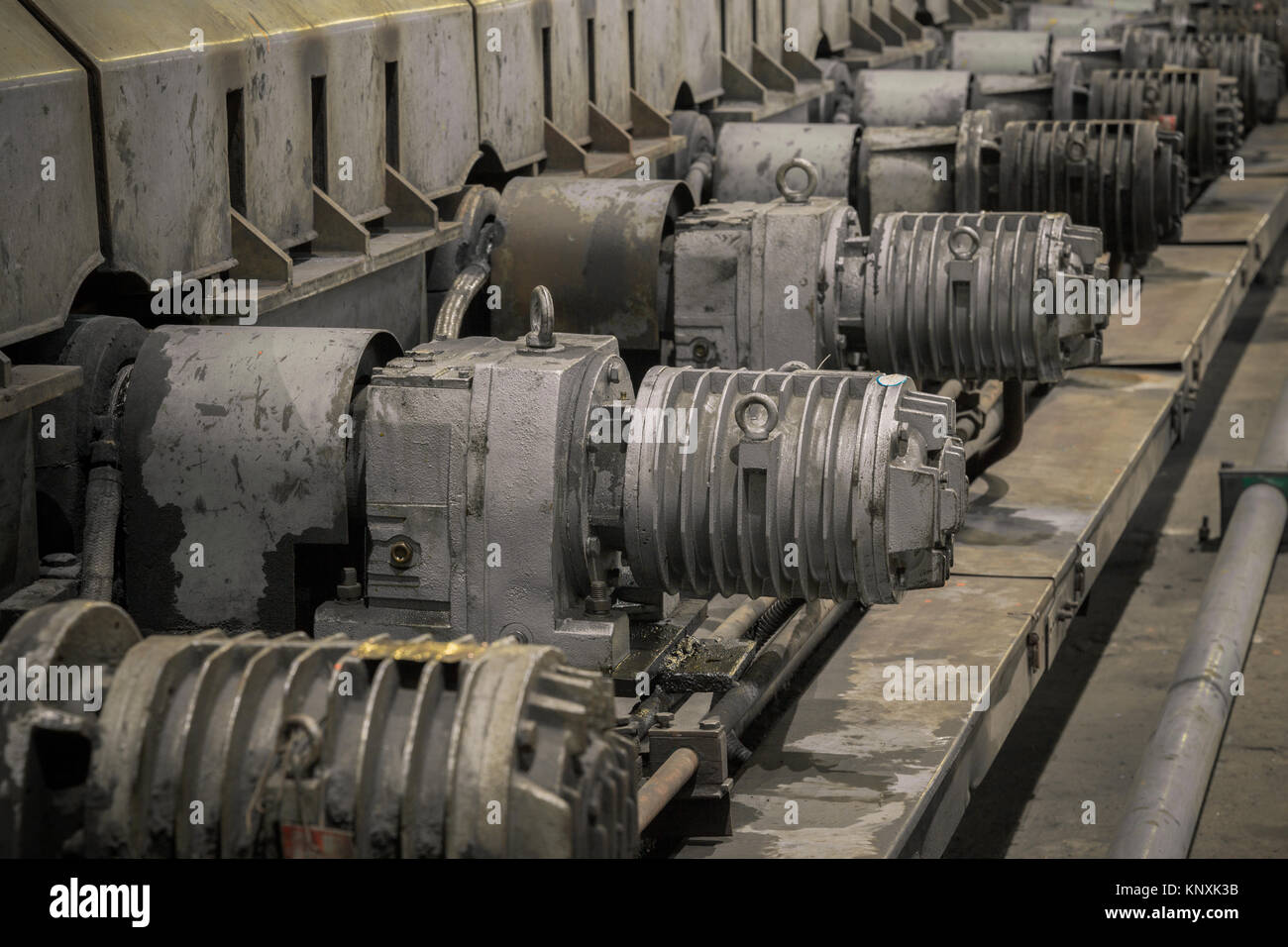 interior view of a steel factory,steel industry in city of China Stock ...