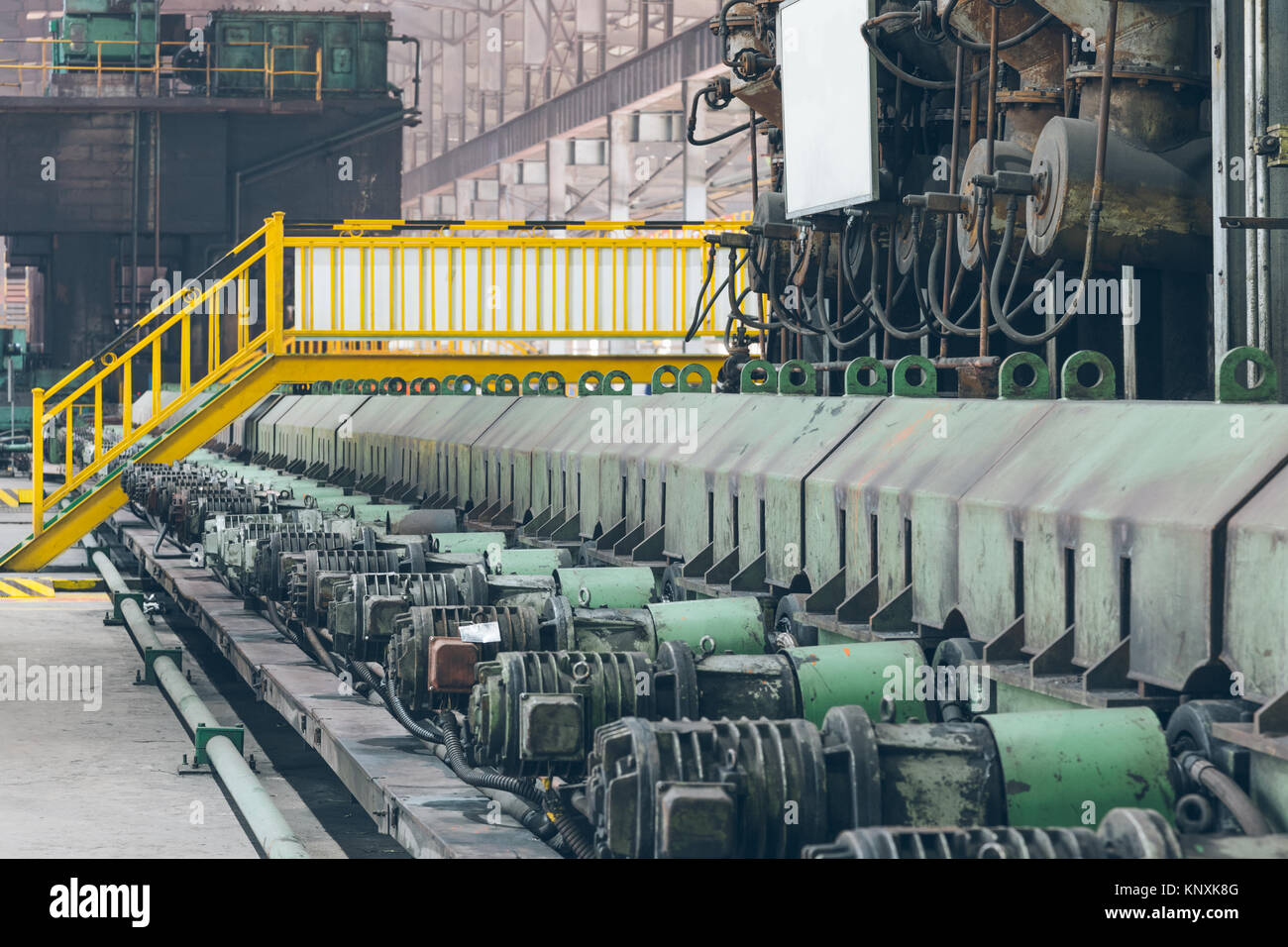 interior view of a steel factory,steel industry in city of China Stock ...