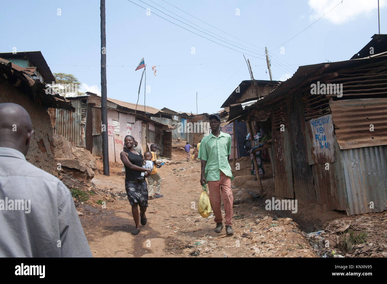 Kenya poverty child slum hi-res stock photography and images - Alamy