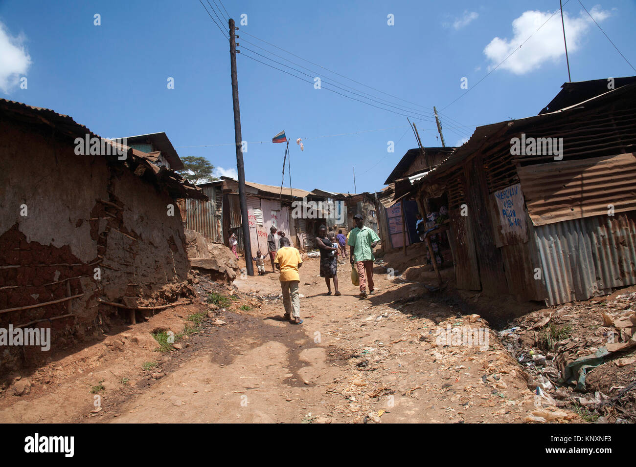 Nairobi slum slums hi-res stock photography and images - Alamy