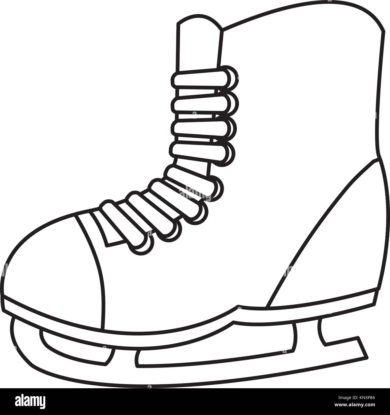 Ice skate design Stock Vector Image & Art - Alamy