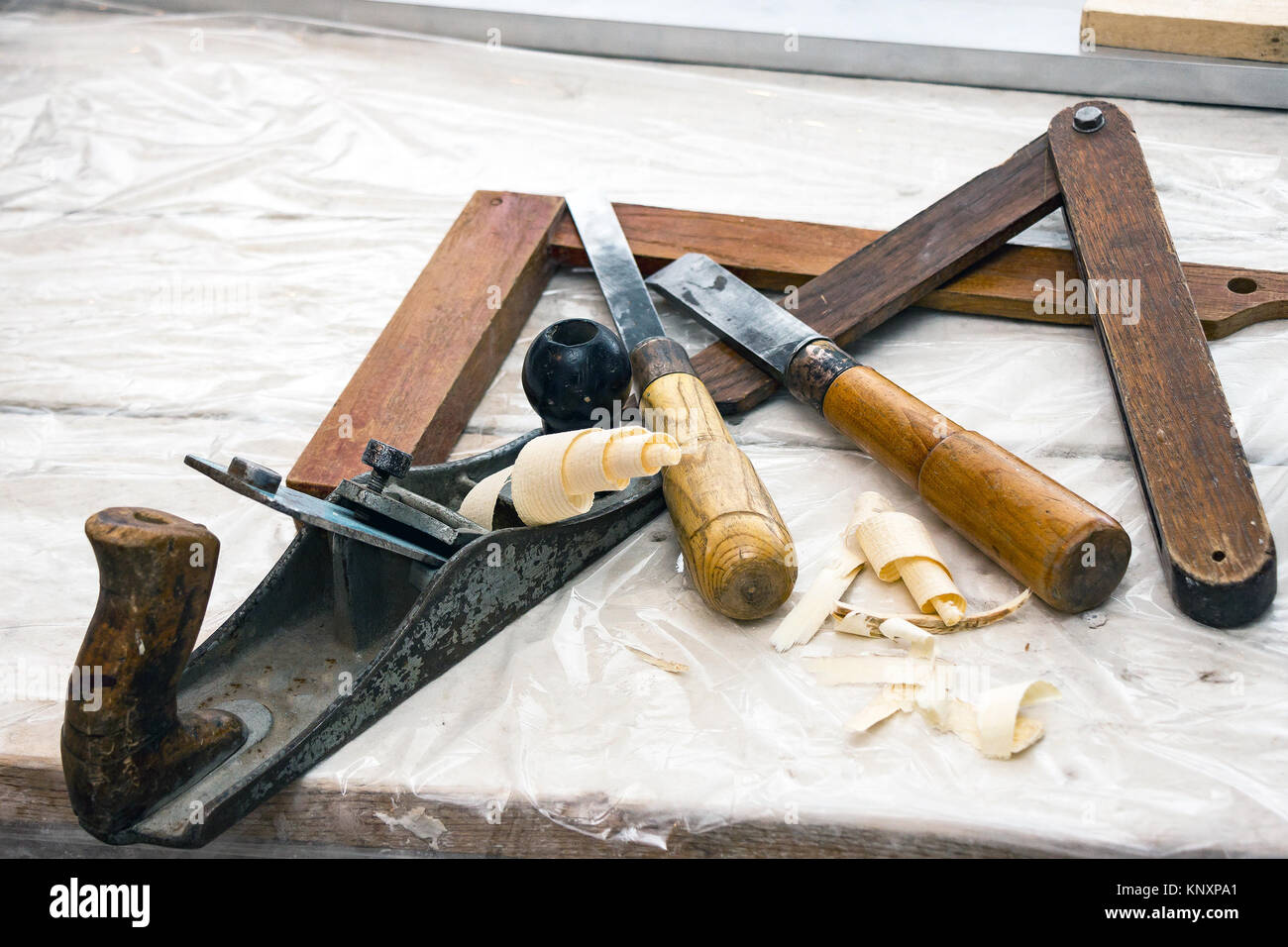 A carpenter's tool Stock Photo - Alamy