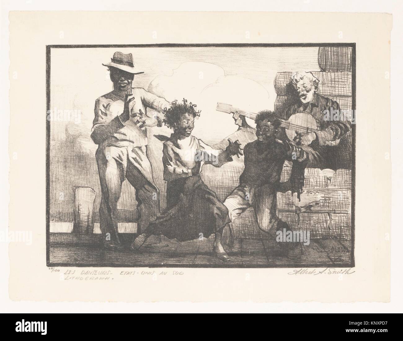 Les Danseurs (The Dancers). Artist: Albert A. Smith (American, 1896 ...