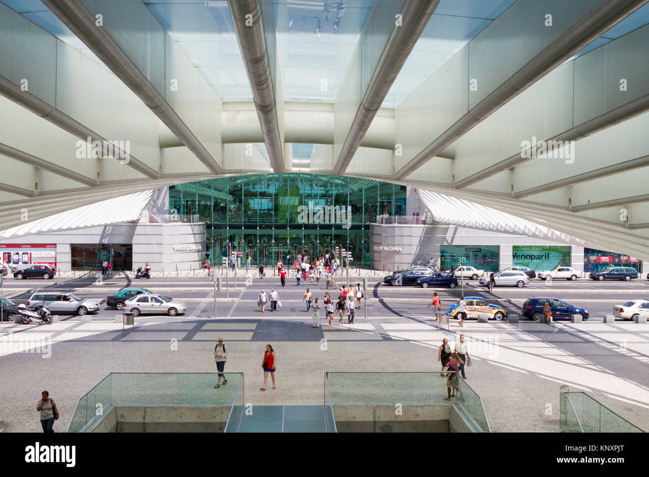 Entrance of Vasco da Gama mall in Lisbon, Portugal Stock Photo - Alamy