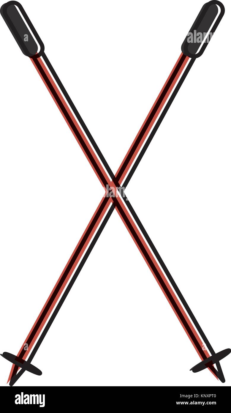 Ski poles design Stock Vector Image & Art - Alamy