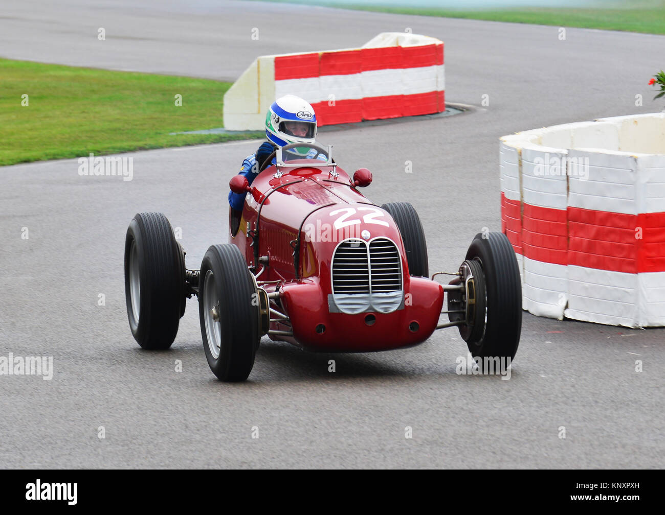 Neil Perkins, Maserati 6CM exits the chicane, Goodwood Revival 2013 ...