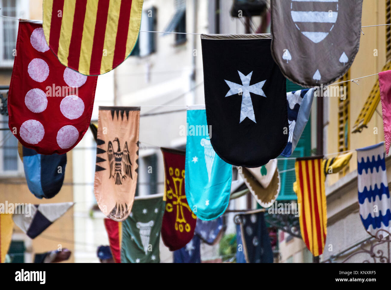 Medieval flags and banners hi-res stock photography and images - Alamy