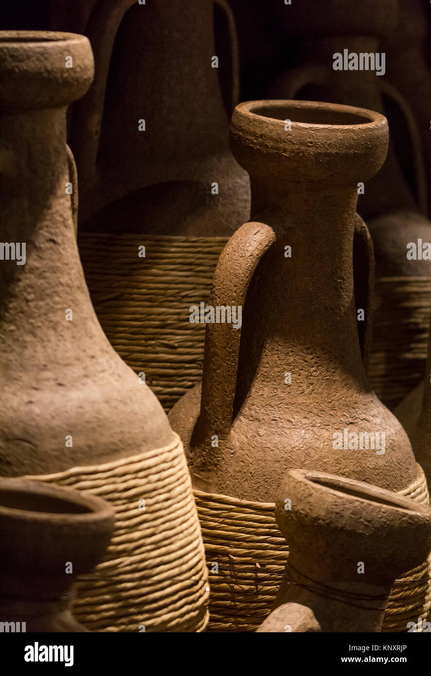 Ancient Roman terracotta pots Stock Photo - Alamy