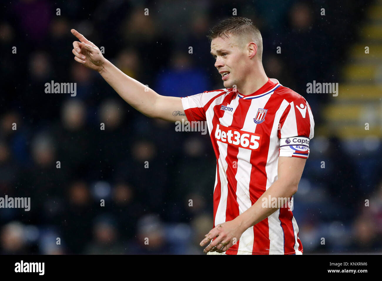 during the Premier League match at Turf Moor, Burnley. PRESS ...