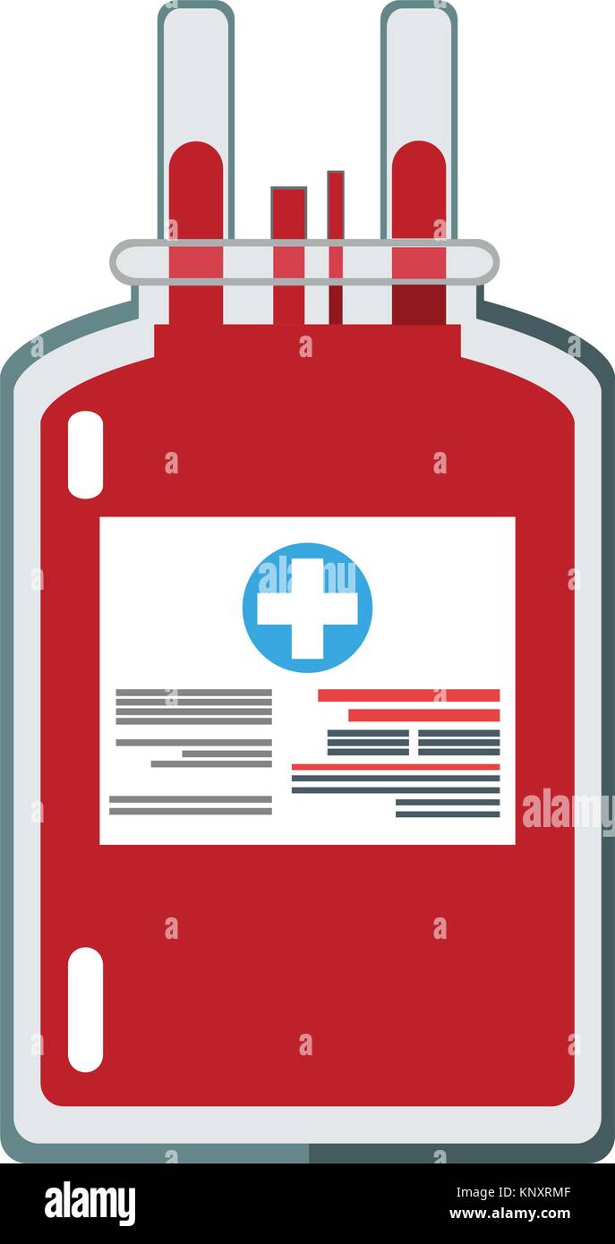 Blood bag symbol icon vector illustration graphic design Stock Vector ...