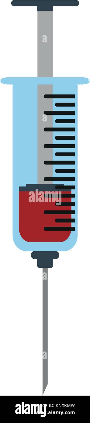 Medical syringe symbol icon vector illustration graphic design Stock ...