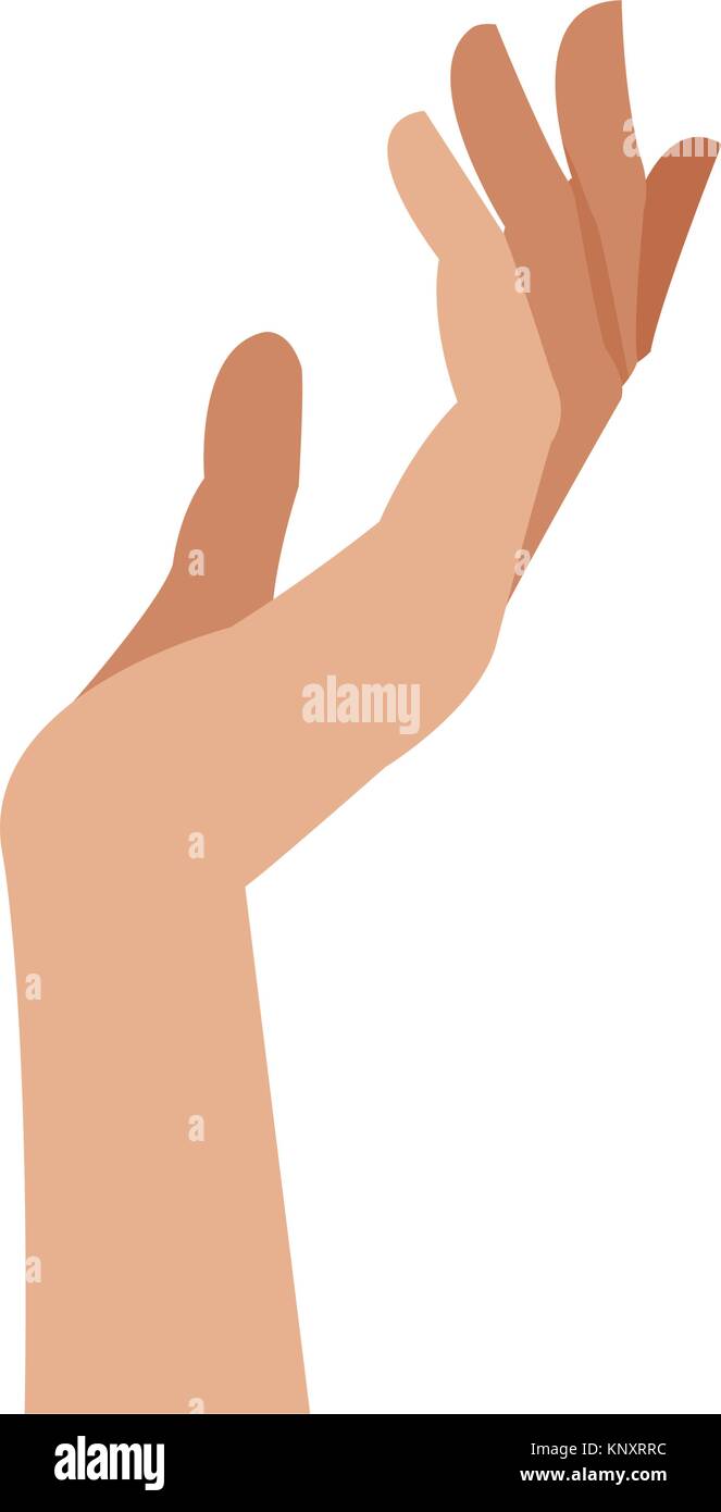 Human hand symbol icon vector illustration graphic design Stock Vector ...