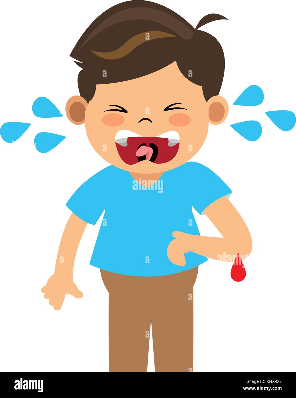 Illustration Child Hurt High Resolution Stock Photography and Images ...