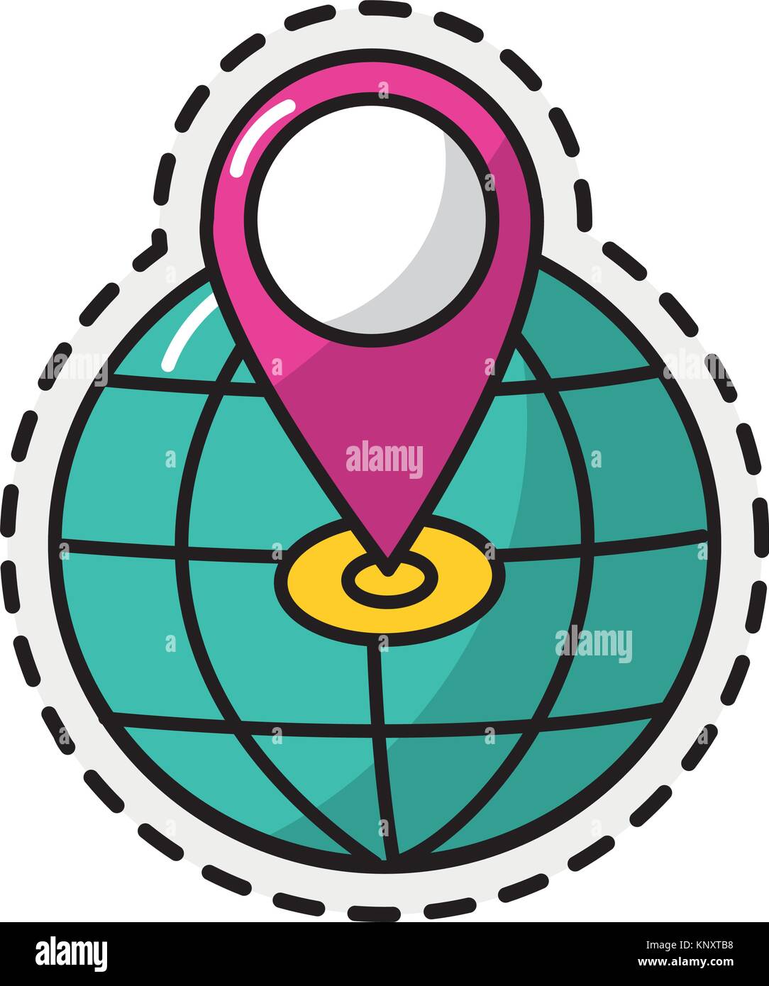 Isolated gps design Stock Vector Image & Art - Alamy