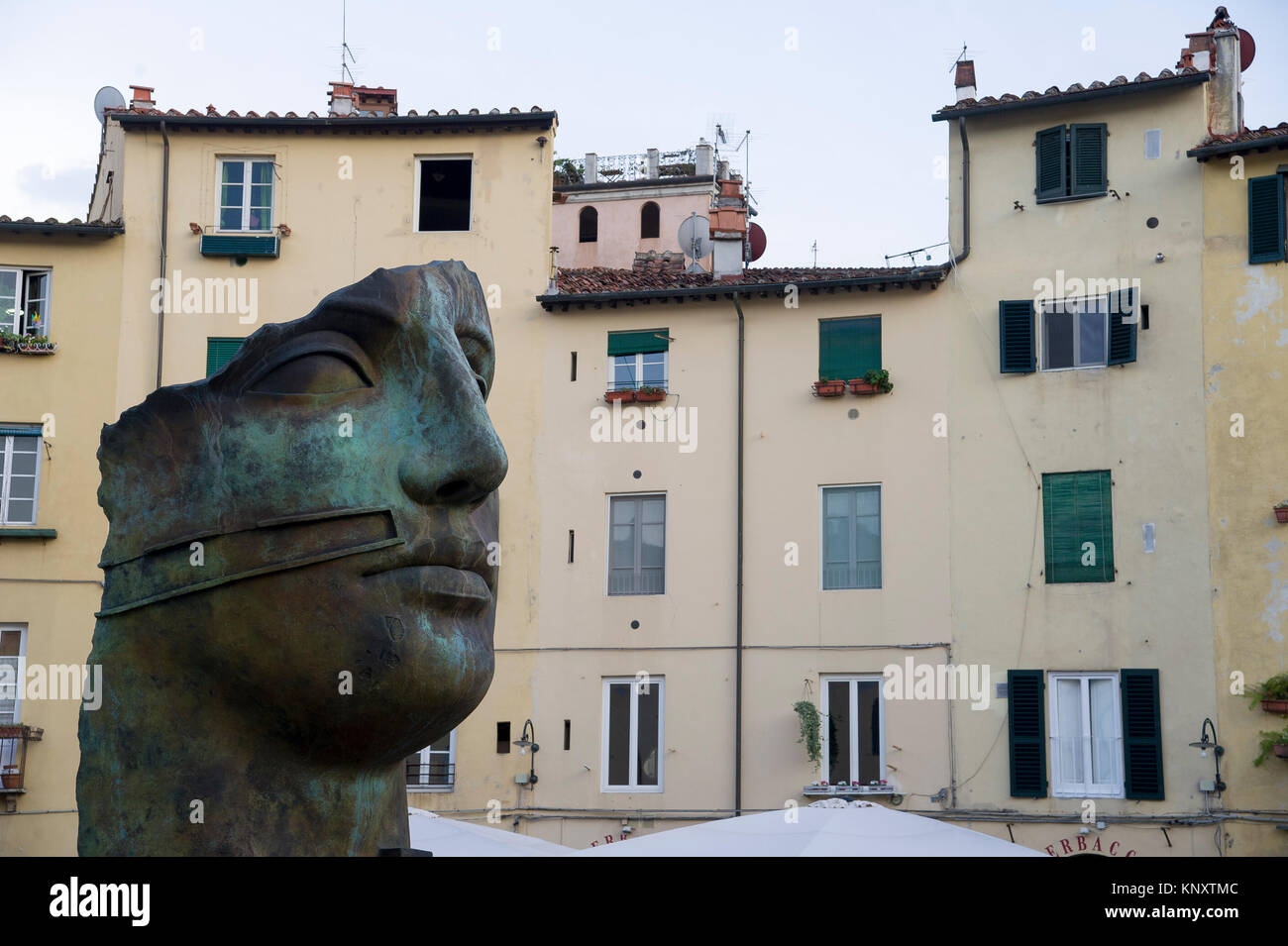 Sculpture of Tindaro (Tyndareus) by Polish-born sculptor Igor Mitoraj ...