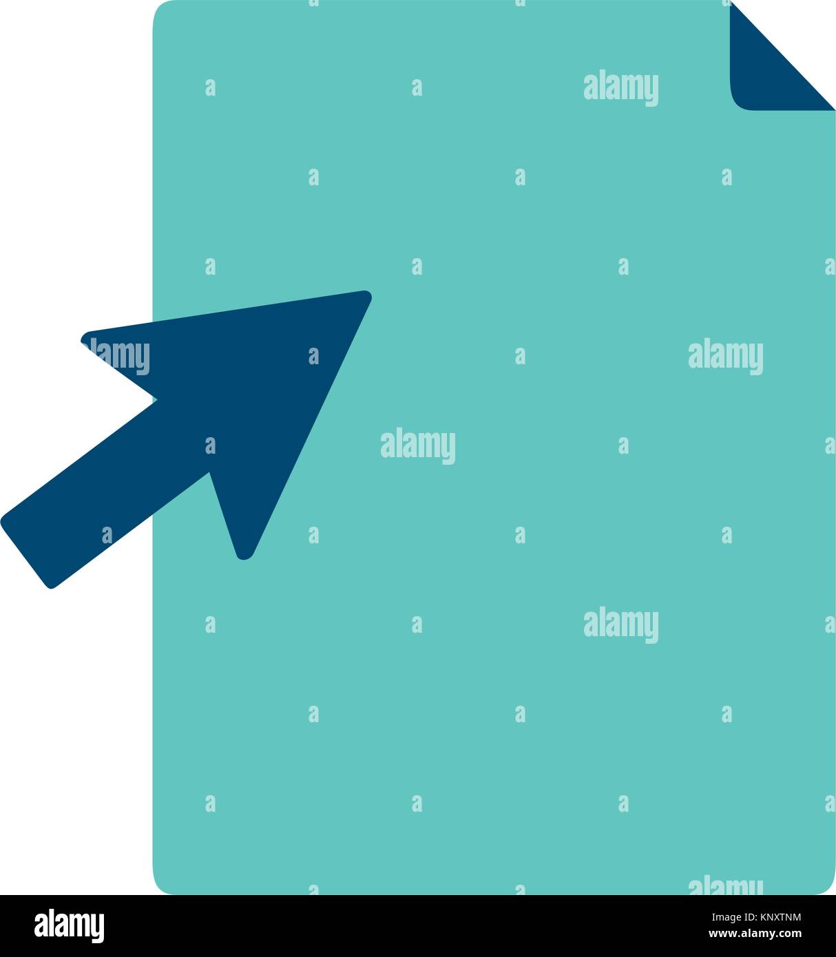 Document and cursor design Stock Vector Image & Art - Alamy