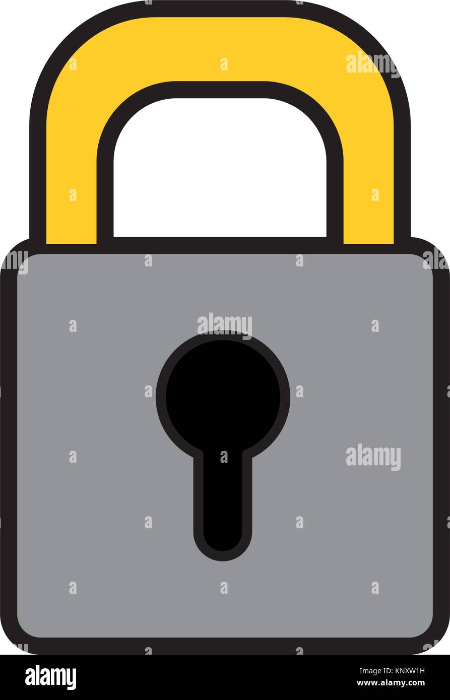 Isolated padlock design Stock Vector Image & Art - Alamy