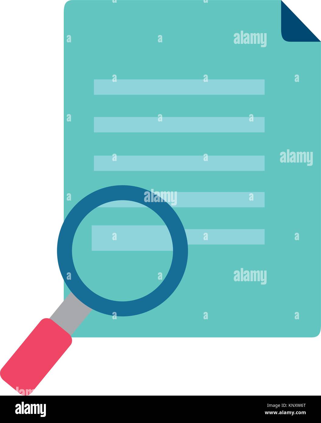 Document lupe Stock Vector Images - Alamy