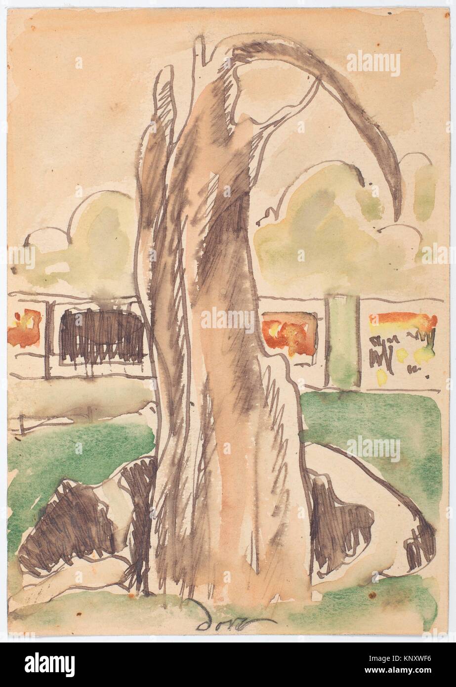 Tree drawing, ink hi-res stock photography and images - Alamy