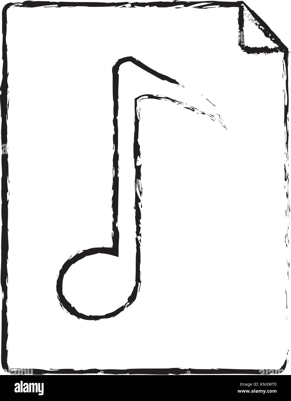 Music note design Stock Vector Image & Art - Alamy